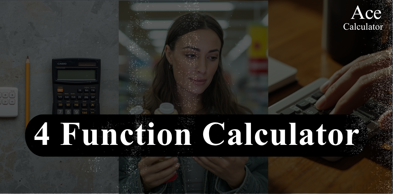 4 Function Calculator: What It Does & How to Use It